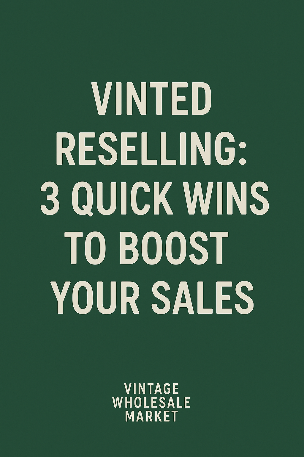 Vinted Reselling: 3 Snelle Winsttips om Meer te Verkopen – Vintage ...